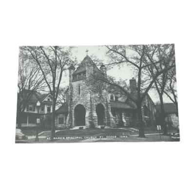 Postcard St Marks Episcopal Church Fort Dodge Iowa Reprint c1995 A508 ...