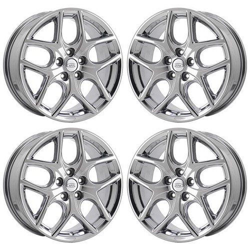 17" FORD FOCUS PVD BRIGHT CHROME WHEELS-C RIMS FACTORY OEM 10012 ...