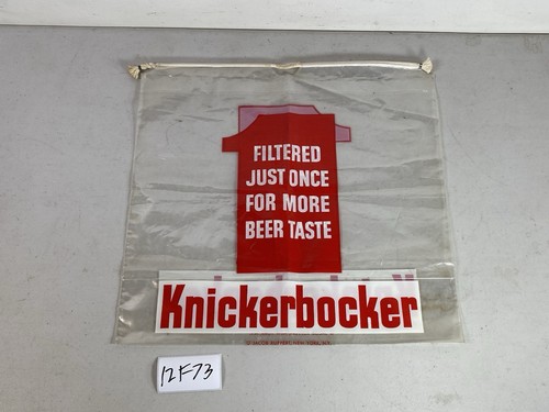 rare Knickerbocker beer Vintage Bag Jacob Ruppert New York NY 12F73 | eBay
