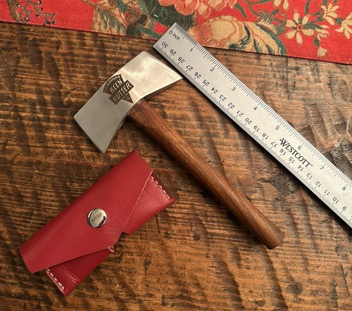 Custom Double Bit Mini Axe Hatchet Tribute EC Simmons Keen Kutter Great ...