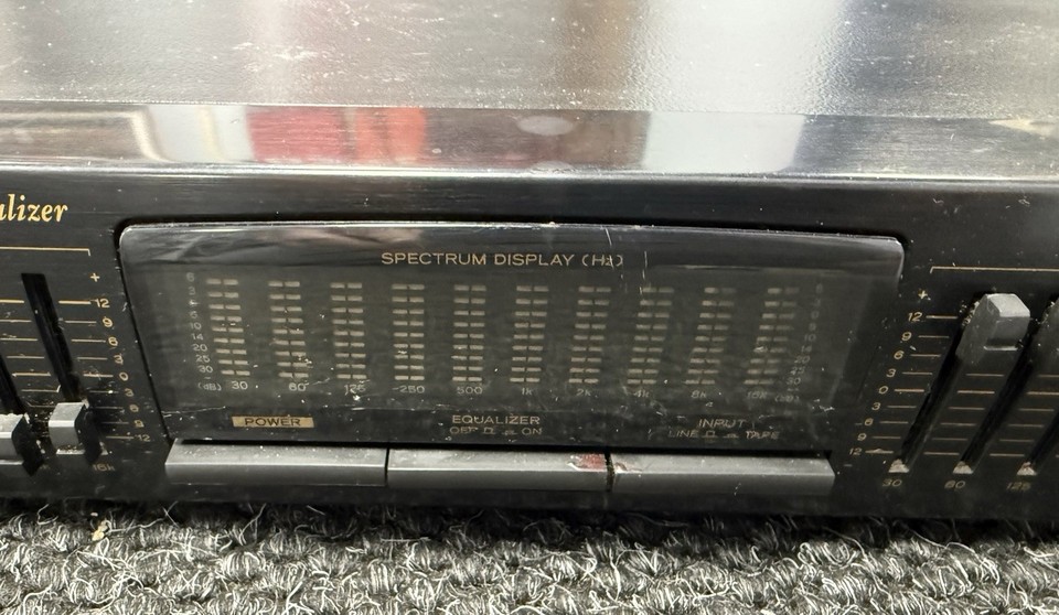 Teac EQA-180 10-Band Graphic EQ Equalizer With Spectrum Display | eBay