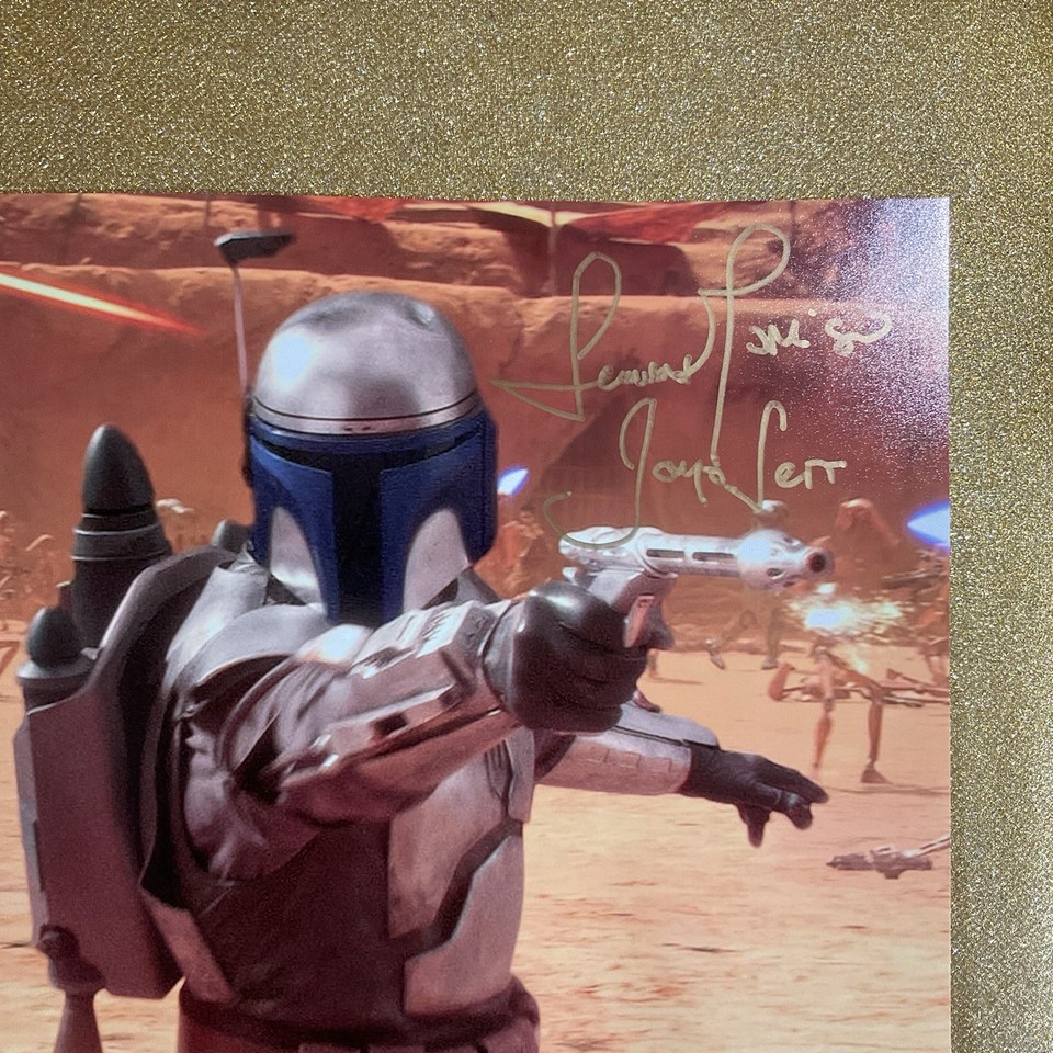 Temuera Morrison Signed Photo Star Wars Autograph Jango Fett ...