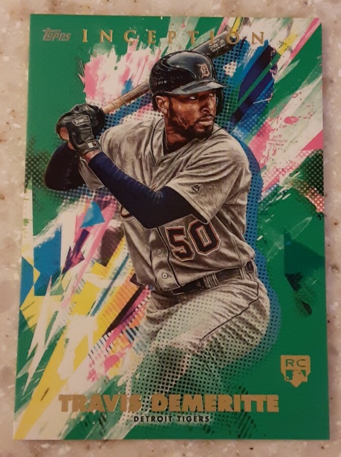 2020 Topps Inception - Green #80 Travis Demeritte (RC) for sale online ...