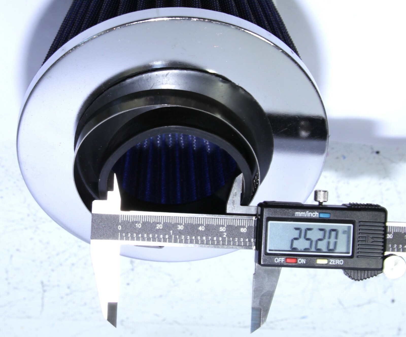 2.5" Blue Cold Air Intake Filter Turbo Application Universal for cars ...