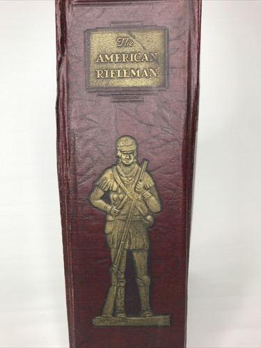 1959 NRA The American Rifleman Year Magazine Issue Leather Binder ...