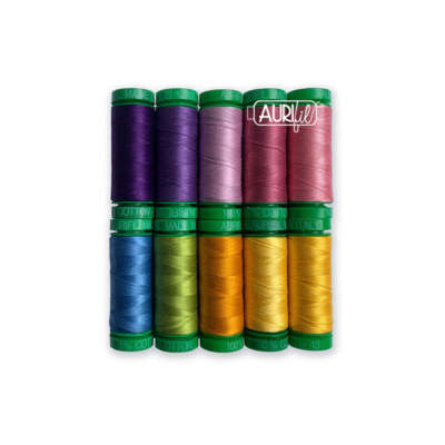 Aurifil Thread 10 SMALL SPOOLS 40WT (192yds each) - Bliss by Barbara ...