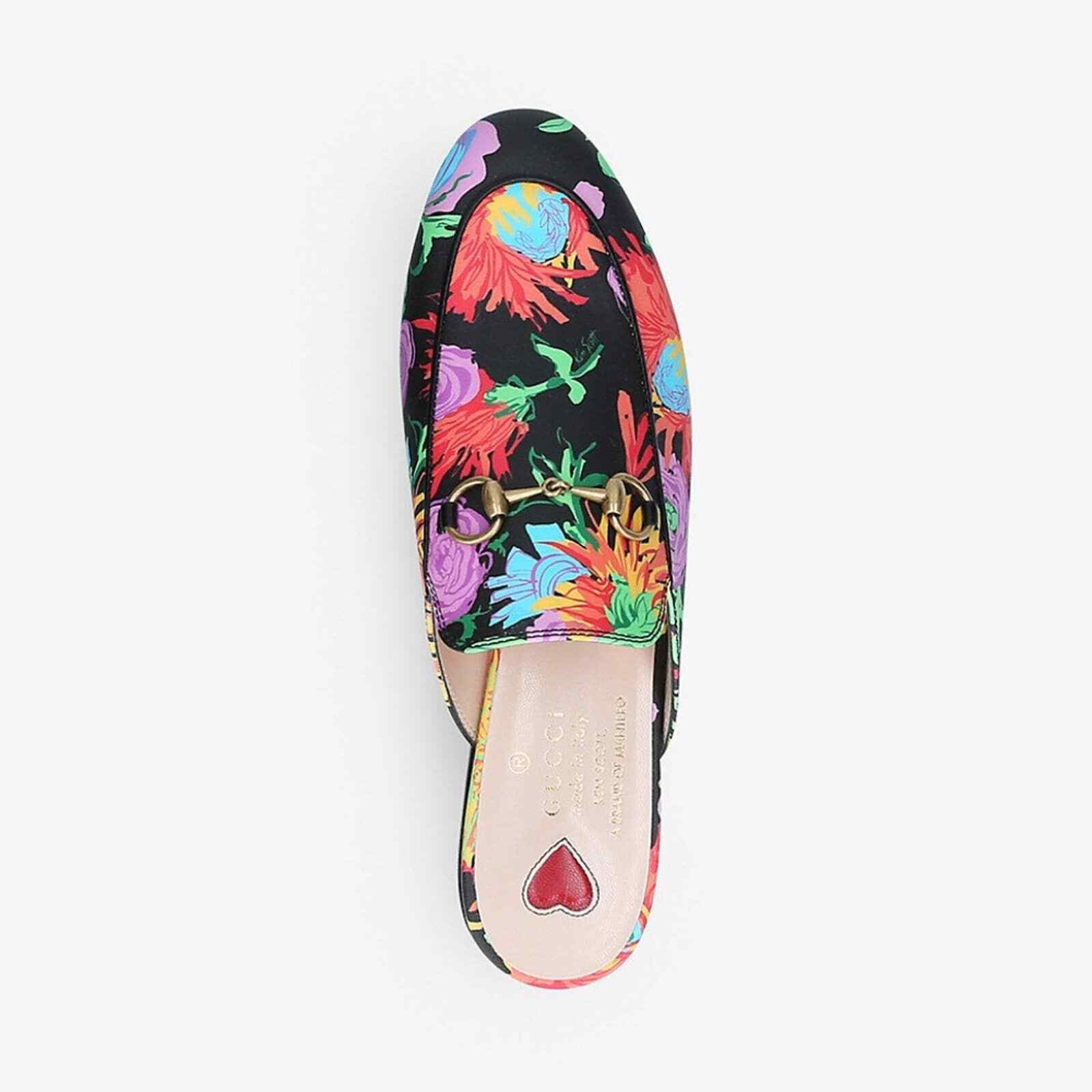 Gucci Ken Scott Floral Princeton Mules 35 5 NIB Authentic | eBay