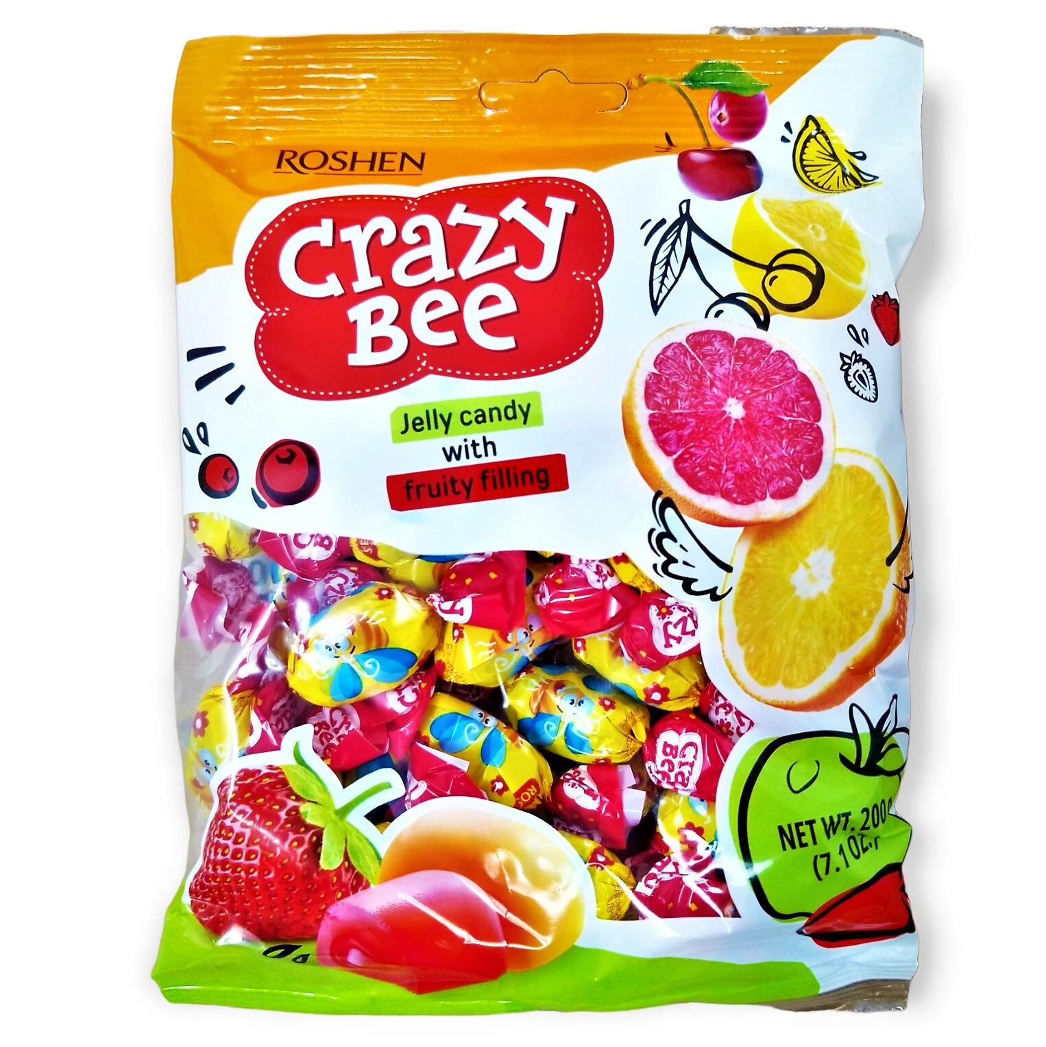 Roshen Crazy Bee Frutty Jelly Candy 2.2 Lbs/ 1 Kg for sale online | eBay