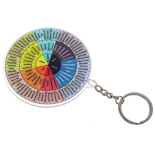 Feeling Wheel Keychain Feeling Wheel Pendant Portable Feeling Wheel ...
