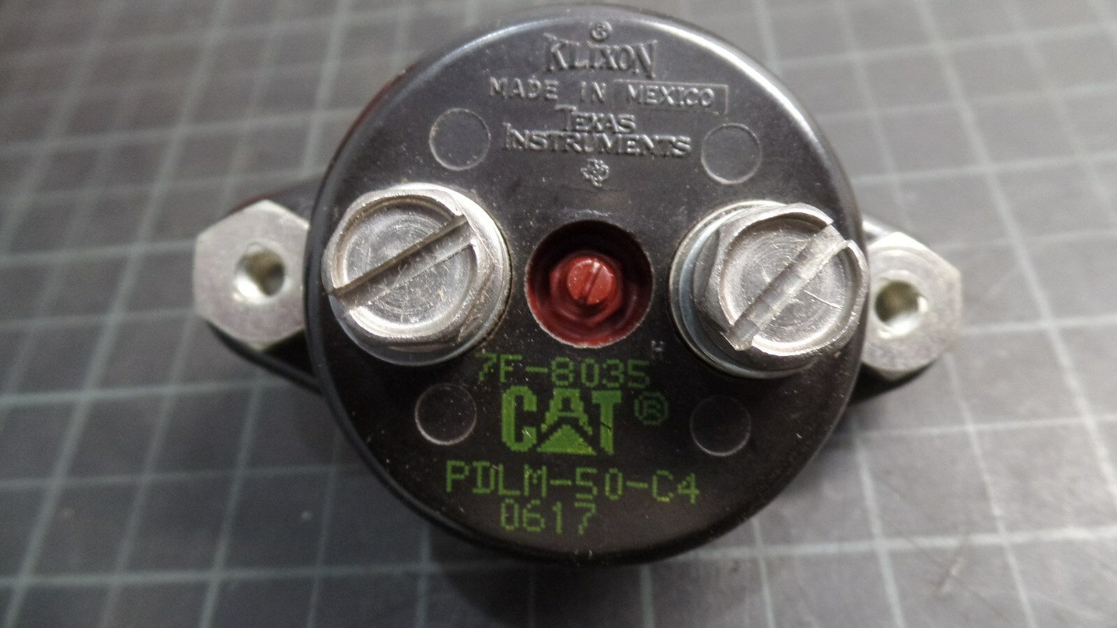 50 AMP CIRCUIT BREAKER KLIXON, PDLM-50-C4, 7F-8035 CAT TEXAS ...