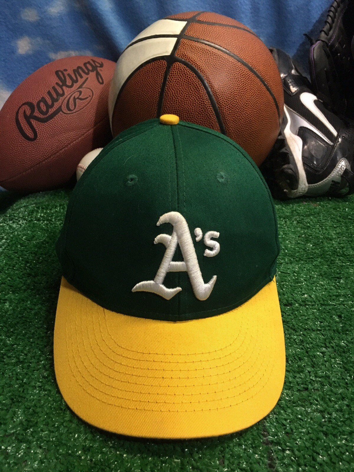 Oakland A’s Hat Athletics team mlb youth adjustable strapback hat cap ...