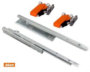 BLUM Tandem runners 550F - Single extension - up to 30 kg - Sizes 300mm ...