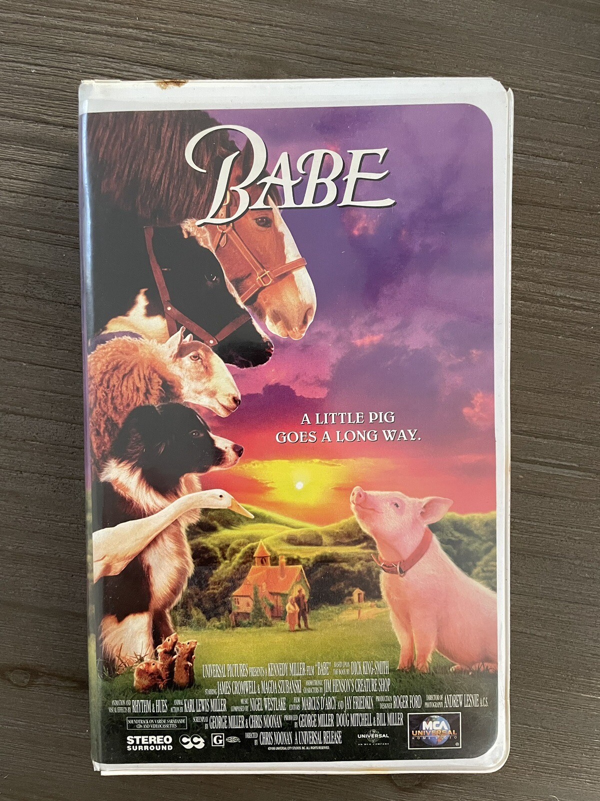 BABE (VHS, 1995) Pig Clamshell MCA Universal Home Video Classic VGUC | eBay