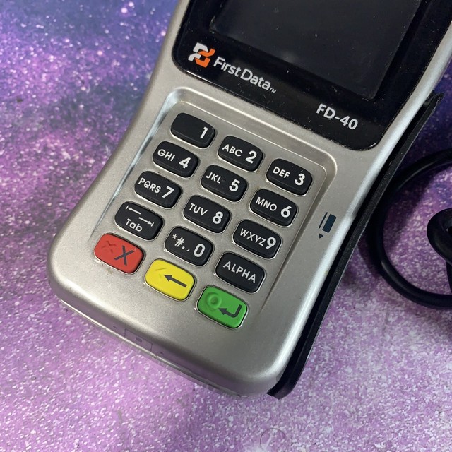 First Data FD40 Credit Card Machine Reader Pin Pad Works W/ Clover for ...