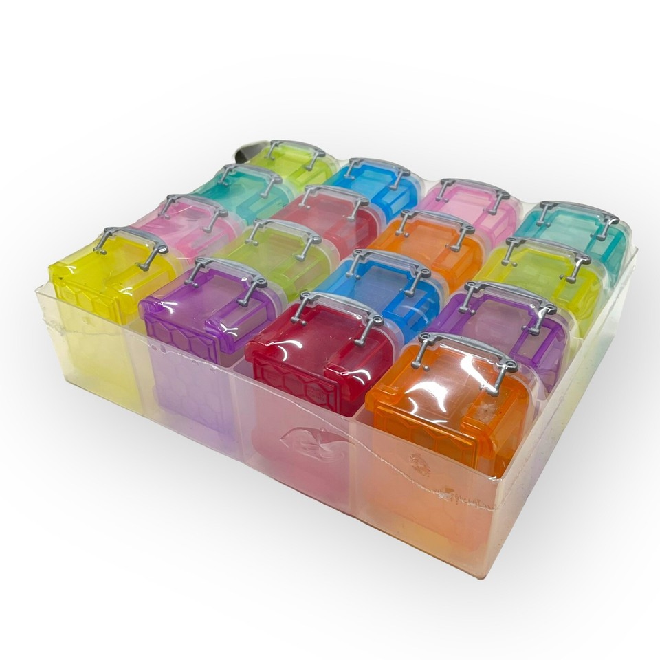 REALLY USEFUL BOXES 16 RAINBOW BOX SET W ORGANIZER CASE .BRAND NEW ...