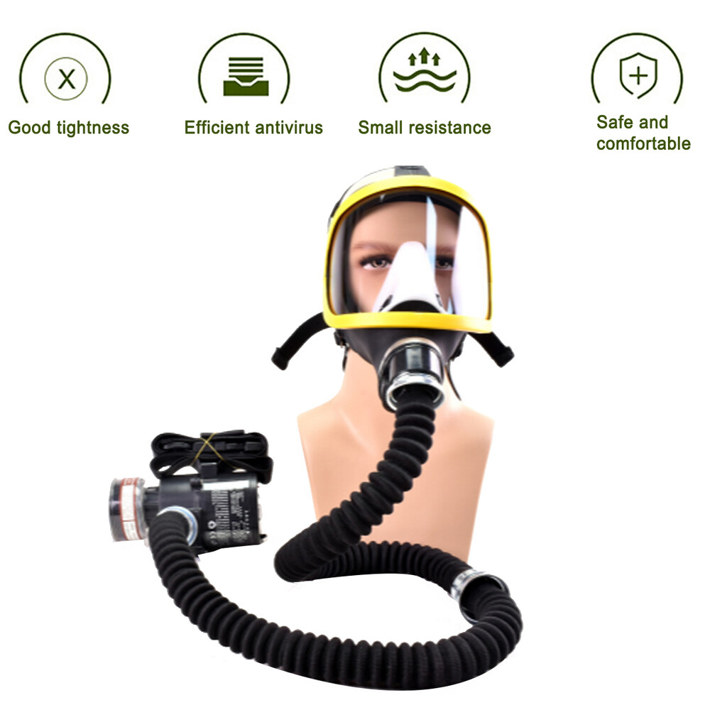 Full Face Respirator With Air Supply