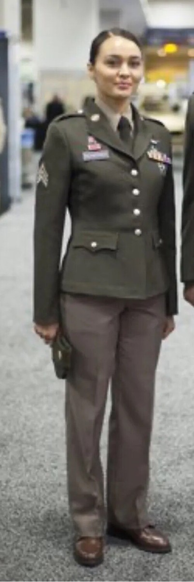 Green Police Department Dress Uniform