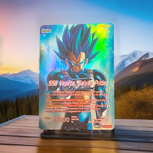 SSB Vegeta Saiyan Pride BT27-001 SLR History of Z Dragon Ball Super ...