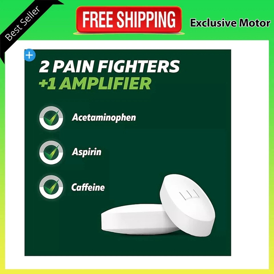 Excedrin Extra Strength Caplets, Pain Reliever Aid (250 mg., 300 ct ...