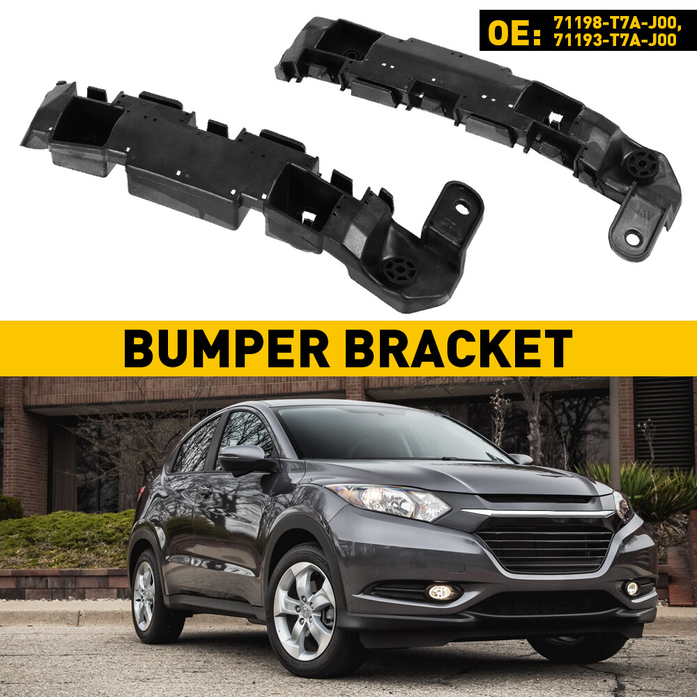 Front Grille Upper Side Brackets For Honda HRV HR-V 2019-2022 Black ...