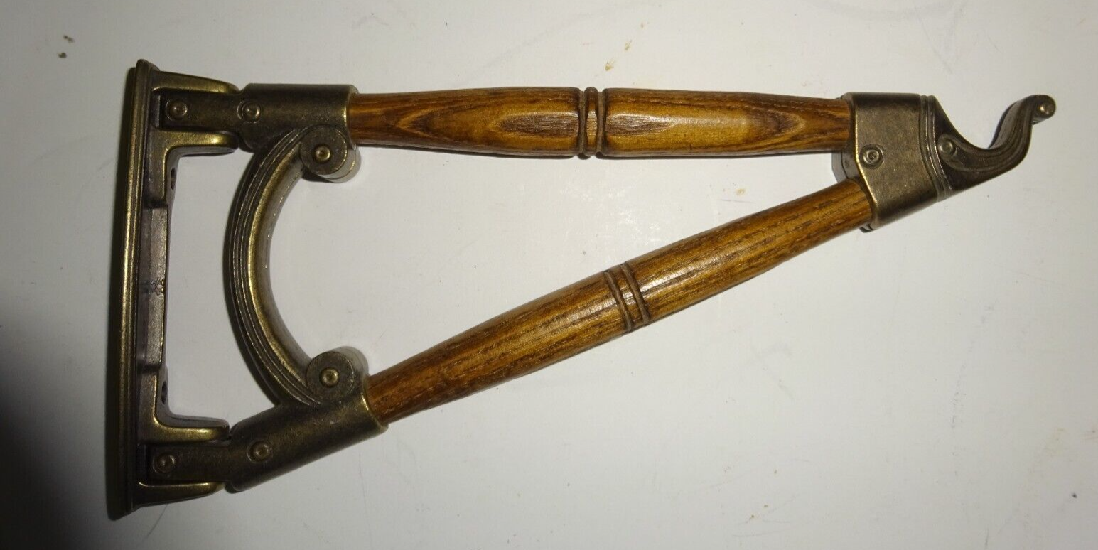 Vintage Wood & Metal 7" Swivel Hook for Hat or Robe or Plant | eBay