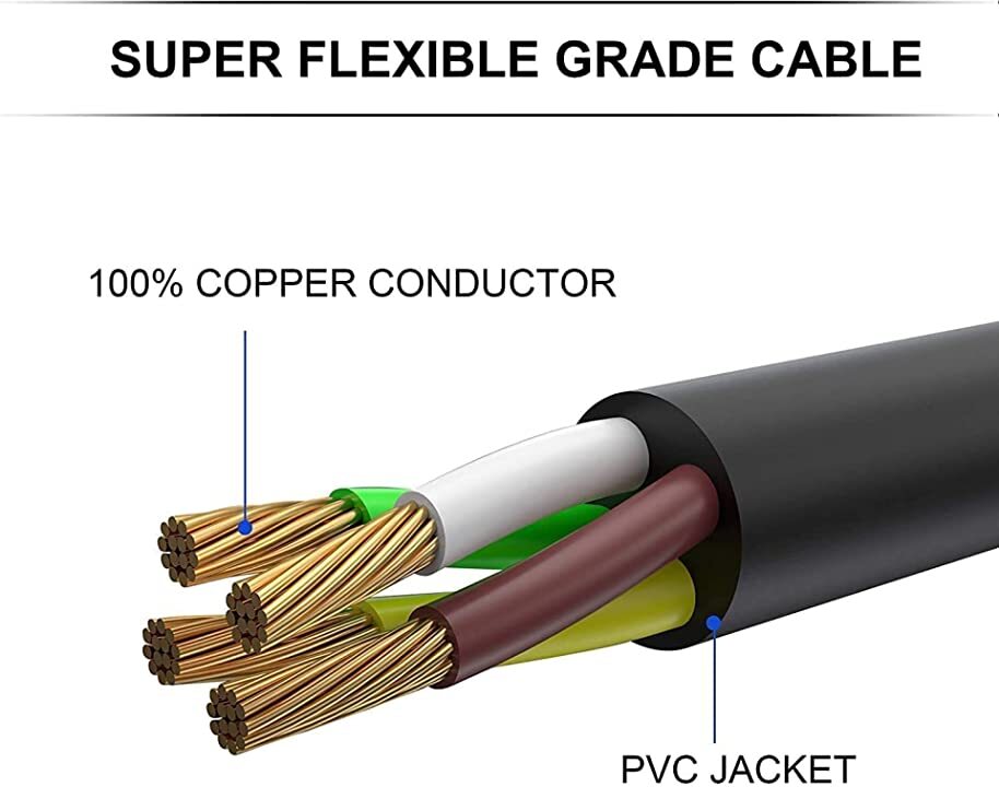 RV Extension Cable 25/50 FOOT 50 AMP 90-Degree Twist Locking Cord USA ...