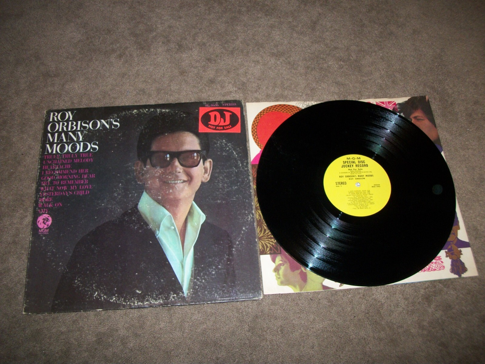 RARE Roy Orbison - Roy Orbison's Many Moods LP MGM SE-4636 - EX VINYL ...