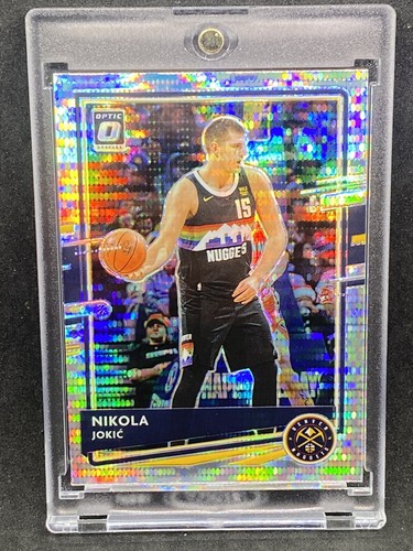 Nikola Jokic RARE SILVER PULSAR REFRACTOR PRIZM INVESTMENT CARD NUGGETS ...