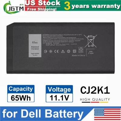 CJ2K1 Battery for Dell Latitude 5404 7404 5414 7414 Rugged Extreme ...