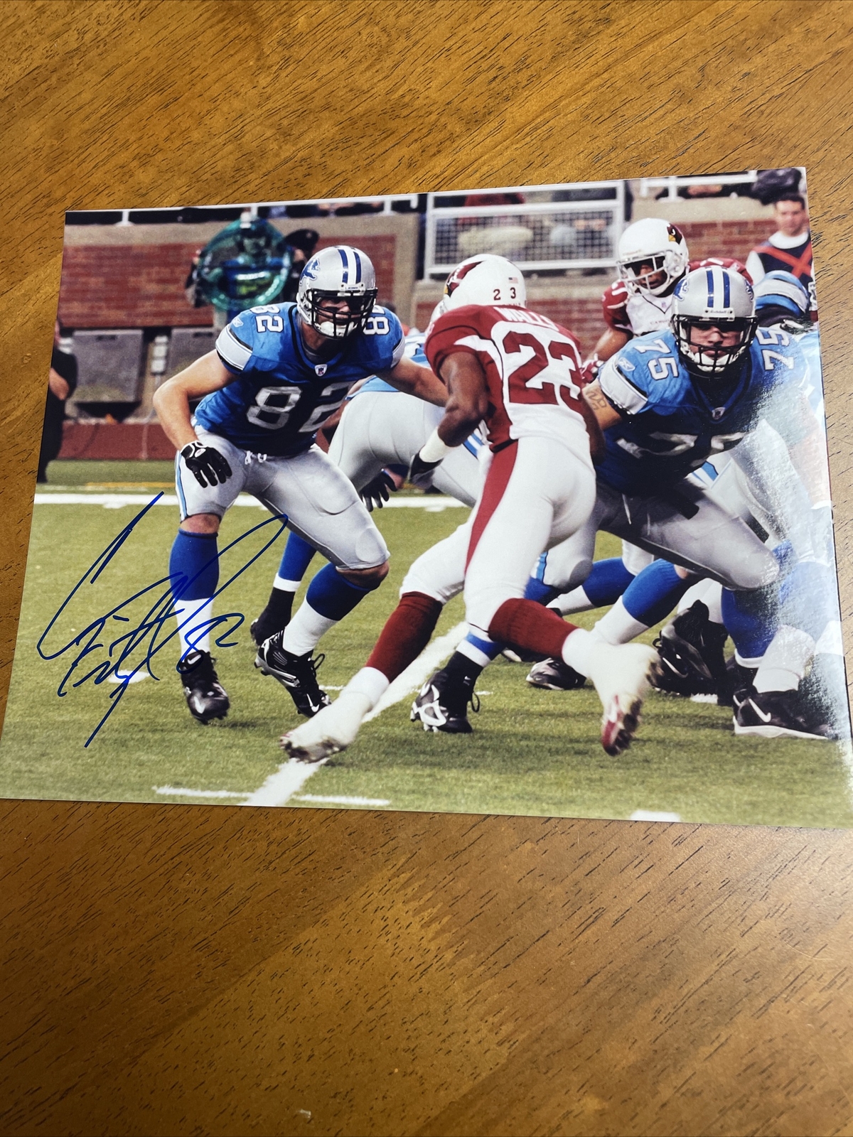 Casey Fitzsimmons DETROIT LIONS SIGNED Autographed 8x10 PHOTO w/ COA ...
