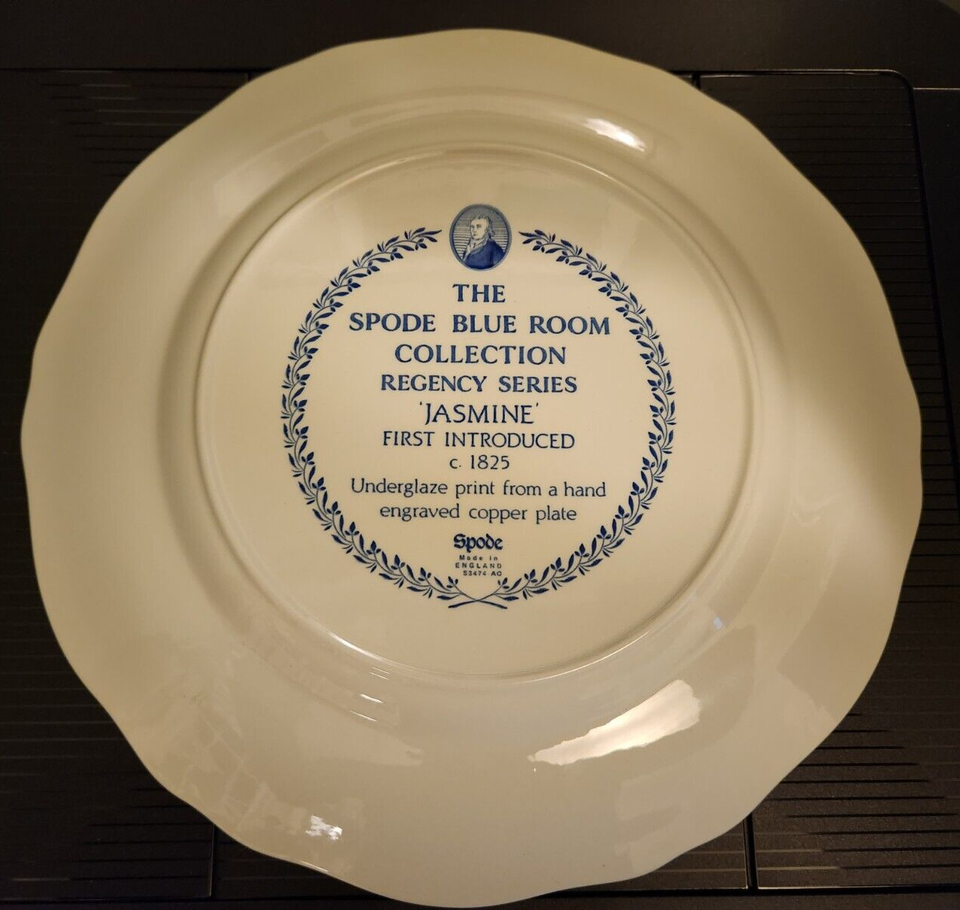 The Spode Blue Room Collection Regency Series British Flowers Dinner ...