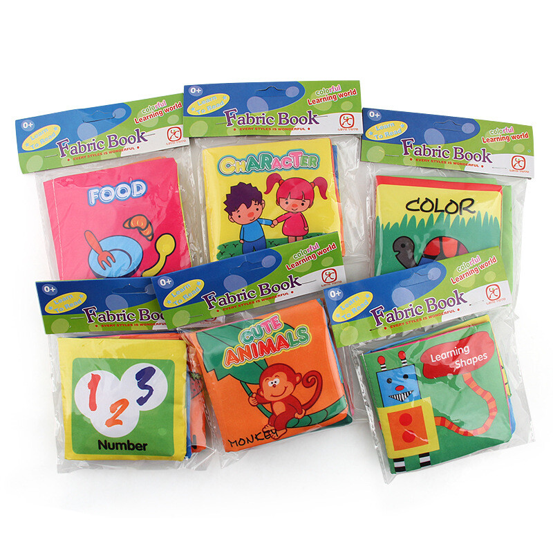 Direct Sale Infant Baby Fabric Book Palm Book Educational Toy With ...