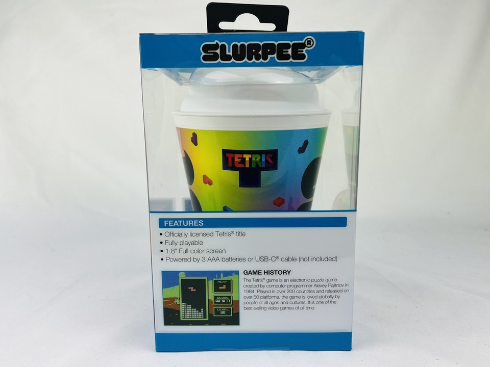 SLURPEE TETRIS PORTABLE HANDHELD GAMING SYSTEM 7 ELEVEN 7-11 ...