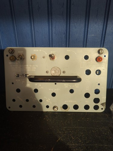 VINTAGE US ARMY TH-22/TG TELEGRAPH TERMINAL COVER , SIGNAL CORP ...