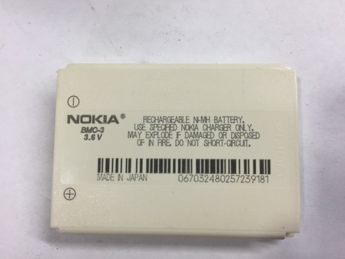 LOT OF 25 OEM NOKIA BMC3 BATTERIES FOR Nokia 1260 1261 2260 3360 3390 ...