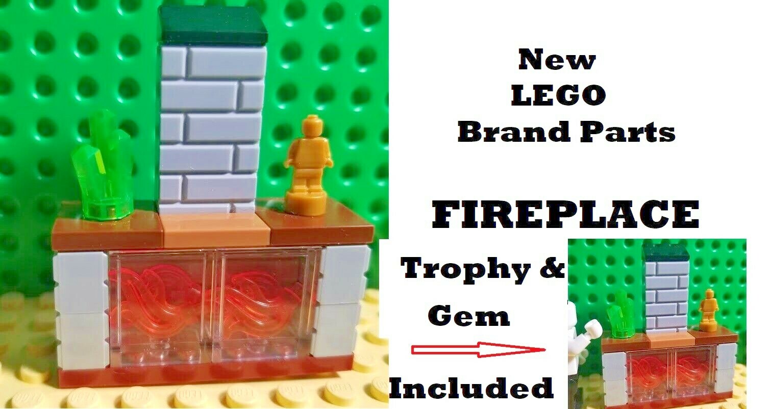 LEGO Trophy Fireplace Gem Neon Lodge Rustic Lamps Western Castle ...