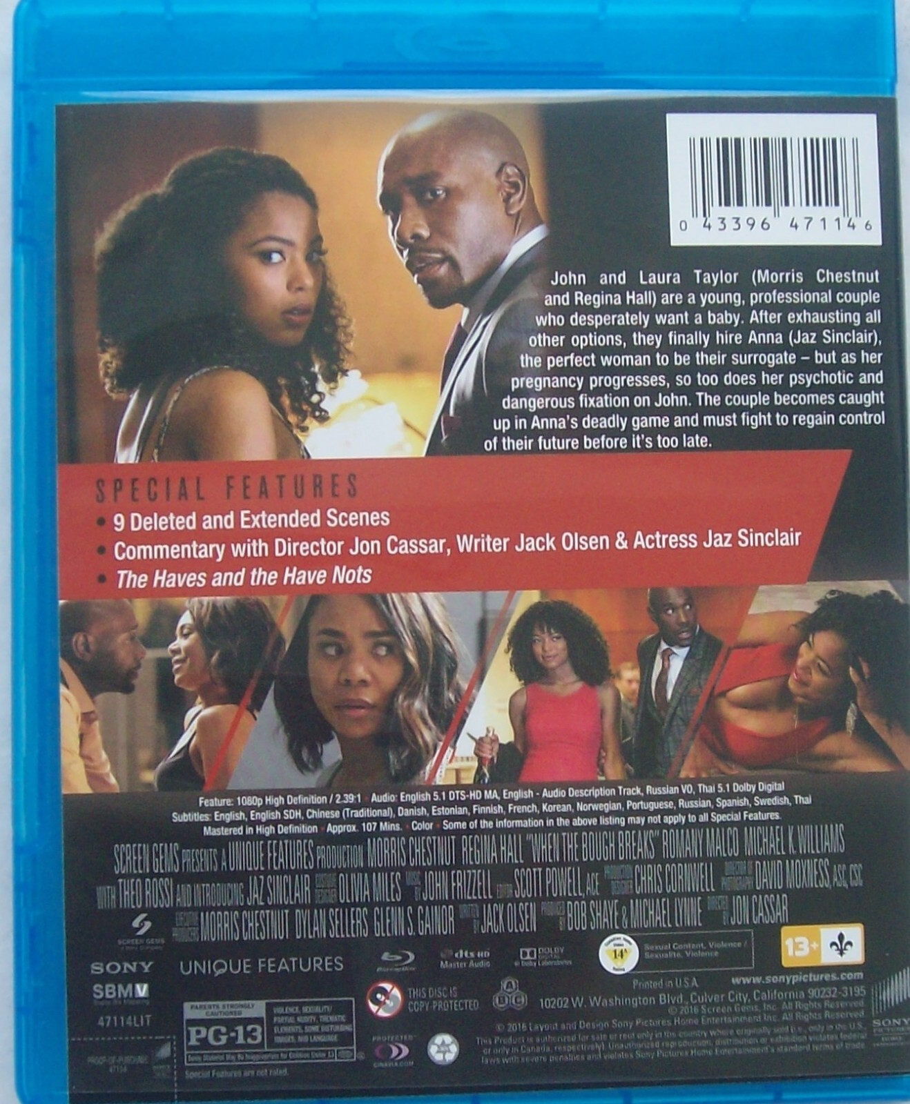 When the Bough Breaks: Temptation Has Consequence {Blu-Ray, 2016, LN ...