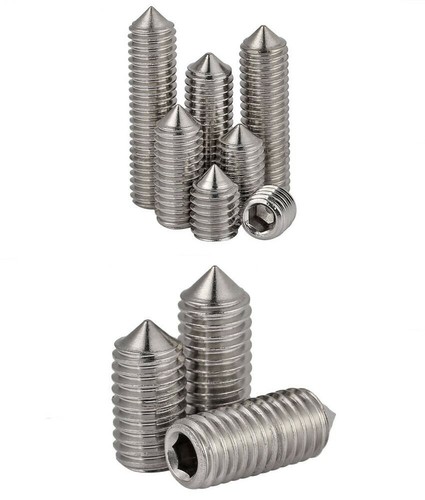 M3 M4 M5 M6 M8 M10 M12 304 stainless steel Pointed set screw Cone tip ...