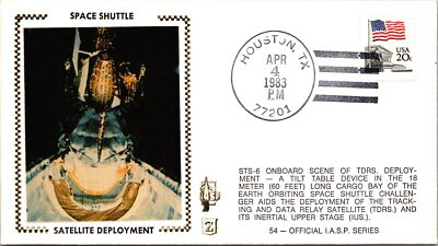 Apr 4 1983 - Space Shuttle Satellite Deployment - Houston, TX - F36524 ...