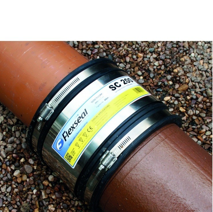 Fernco Flexseal SC290 Shear Banded Coupling for 265-290 mm OD Pipe ...