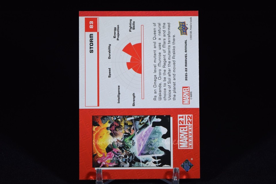 2021-22 Upper Deck Marvel Annual Storm Silver Sparkle | eBay