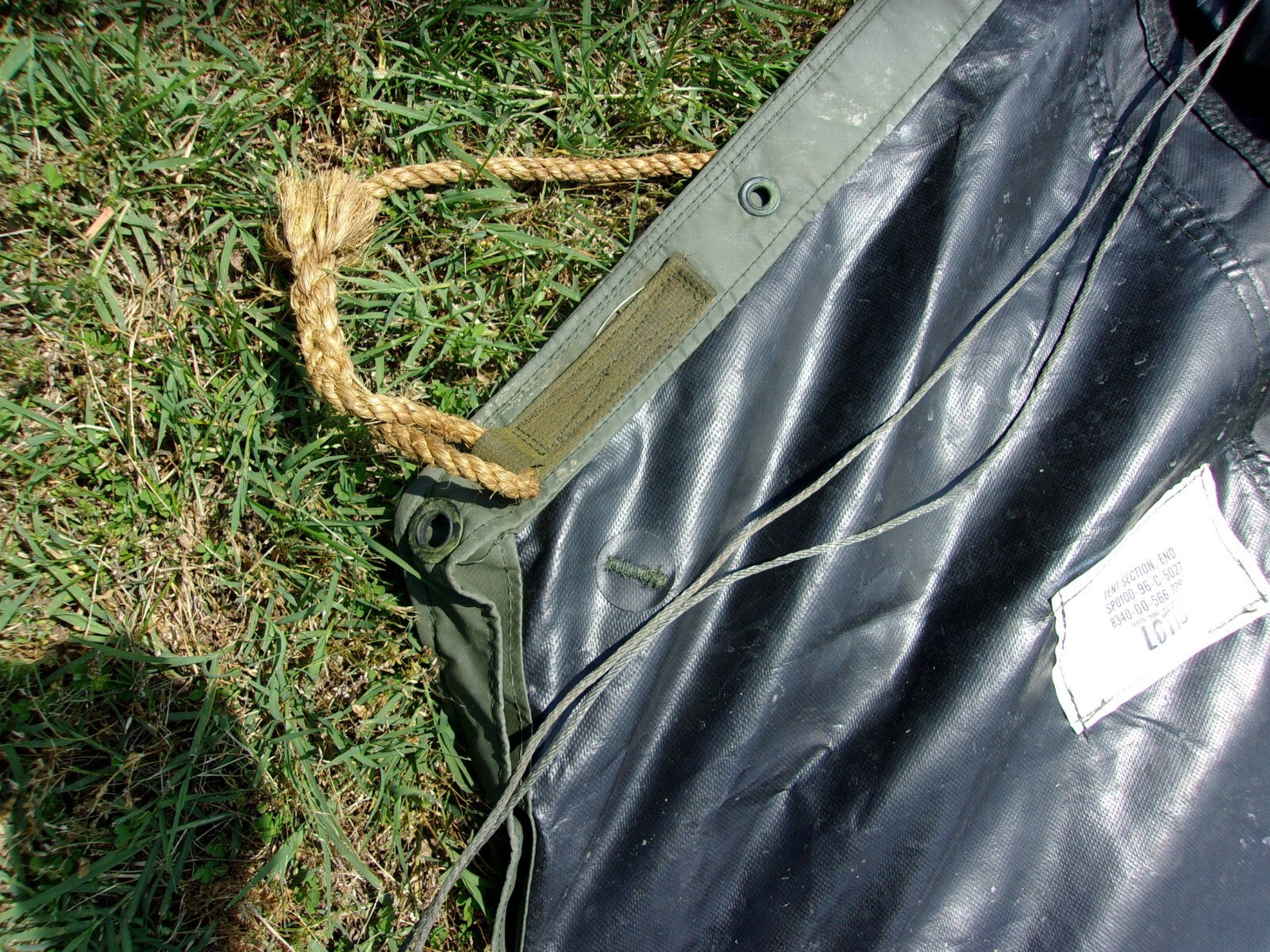 MILITARY 16x16 FRAME TENT SURPLUS US ARMY ..NO FRAMES INCLUDED CAMPING ...