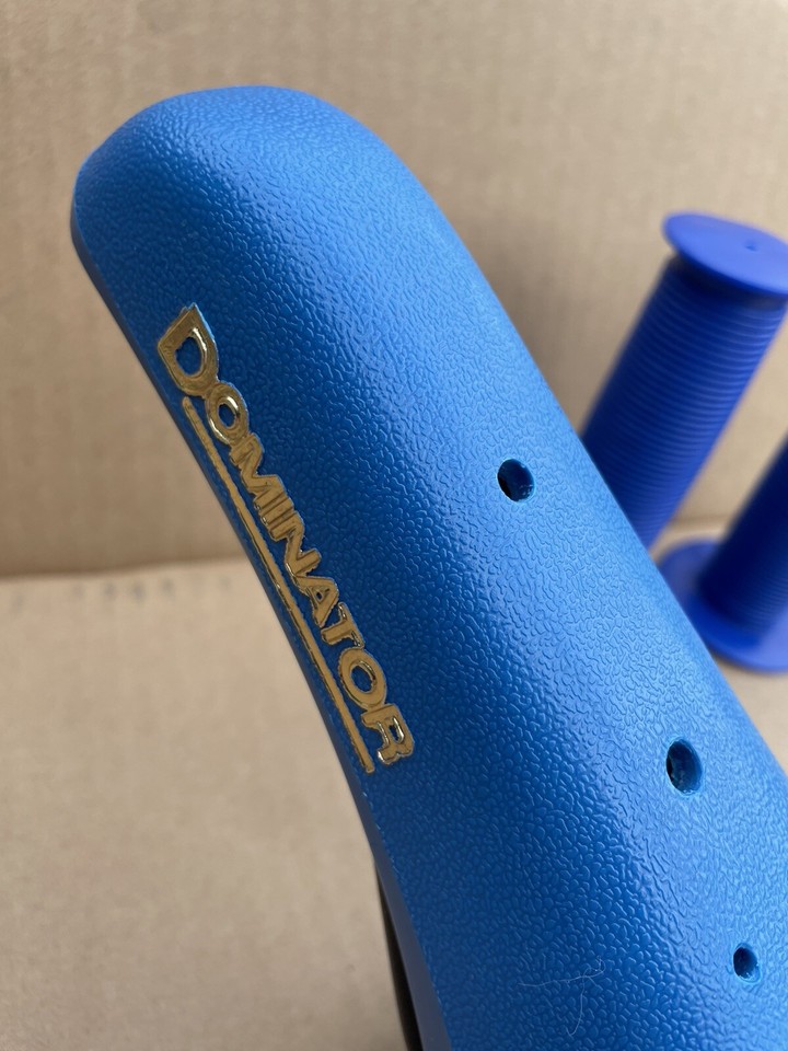 Viscount Dominator BMX Bicycle Seat + Grips Old School Hard Shell ...