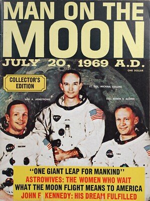 Man on the Moon July 20 1969 Magazine Collector Edition Armstrong ...