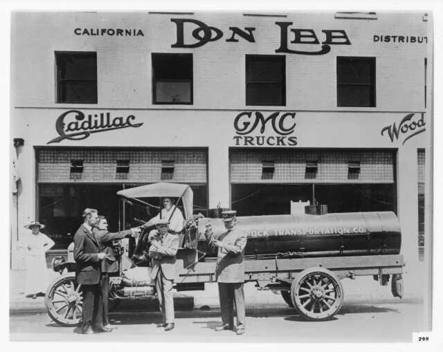1920s GMC Tanker Truck Press Photo 0323 - Don Lee Cadillac GMC Trucks ...