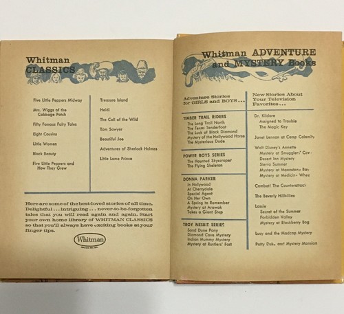1961 Walt Disney’s Annette The Desert Inn Mystery, Vintage Books, Walt ...