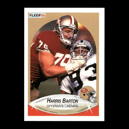 Harris Barton 1990 Fleer San Francisco 49ers #1 R325A 94 | eBay
