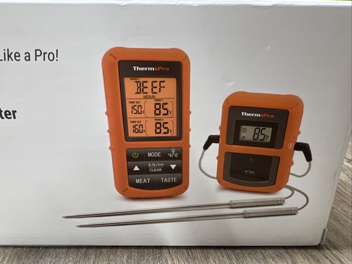 ThermoPro Wireless Remote Digital Cooking Food Meat Thermometer BBQ ...
