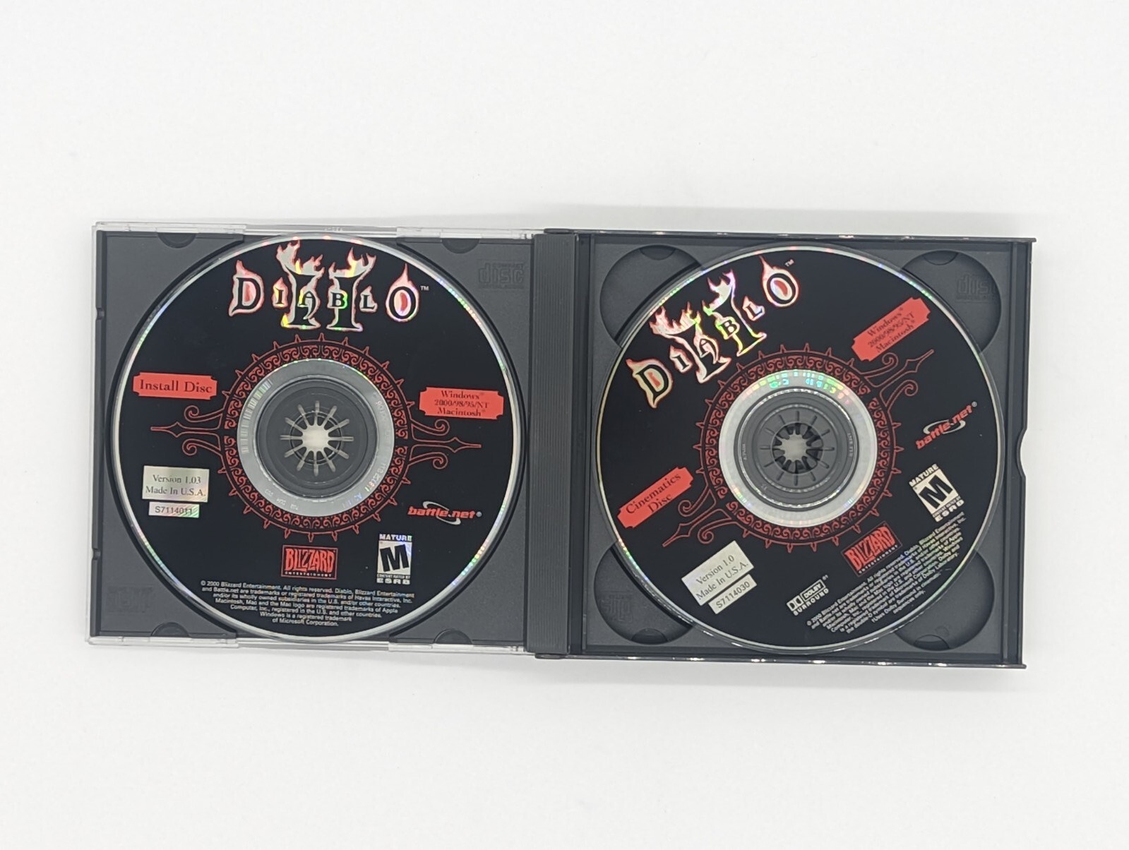 Diablo II 2 PC CD-ROM Original 3 Disc Set with key - USED 20626709293| eBay