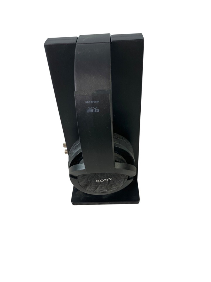 SONY WIRELESS STEREO HEADPHONES MODEL MDR-RF985R NO POWER CORD UNTESTED ...